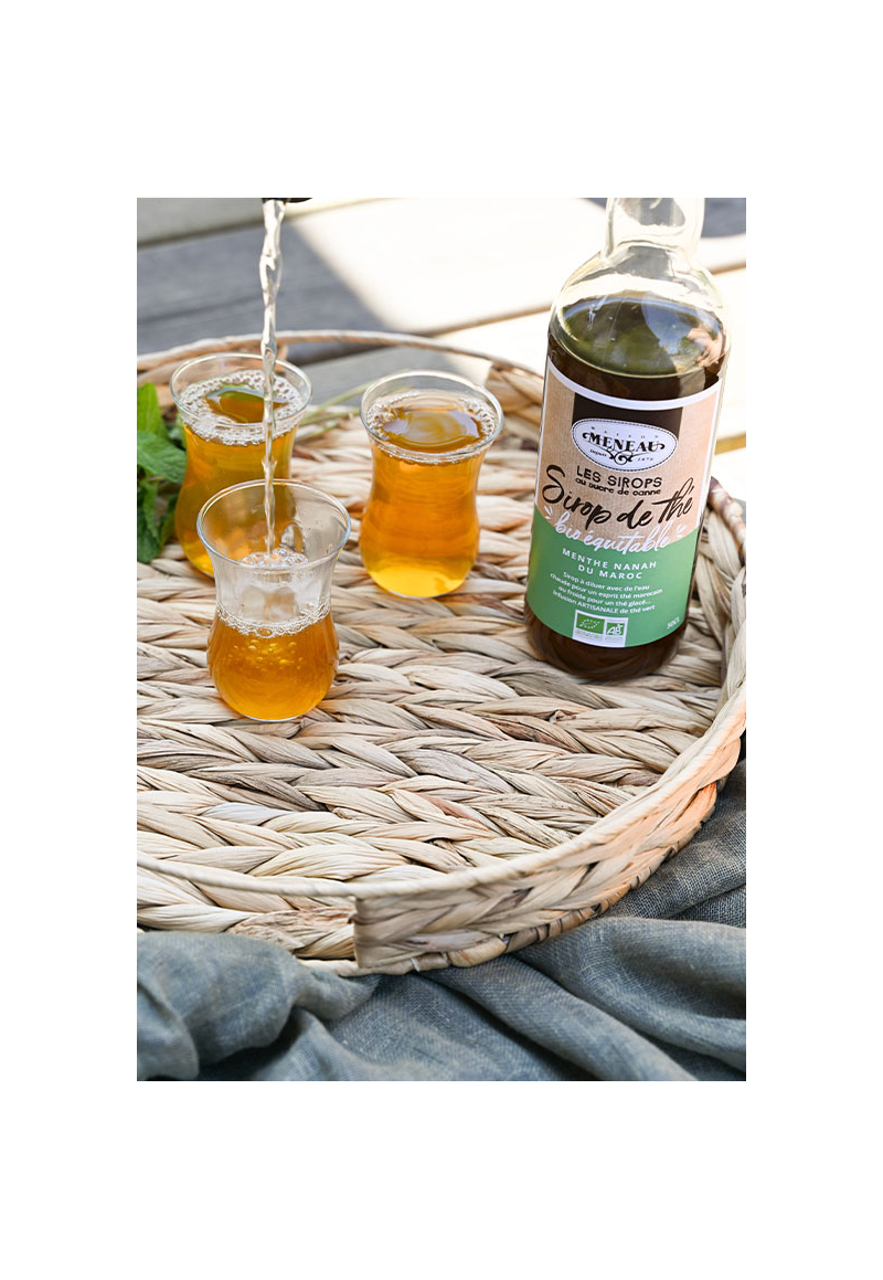 Sirop Thé Vert Menthe Bio et Équitable